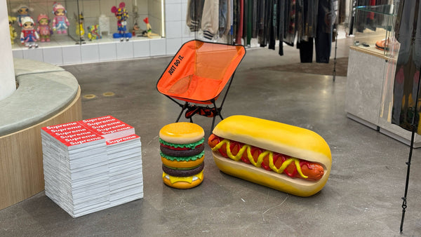 Rotary Hero Giant Hamburger Stool in Multi – shoegamemanila