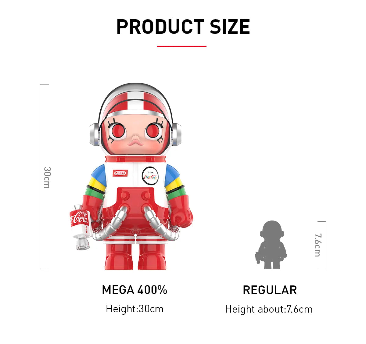 Pop Mart Mega Space Molly Team Coca-Cola 400% – shoegamemanila