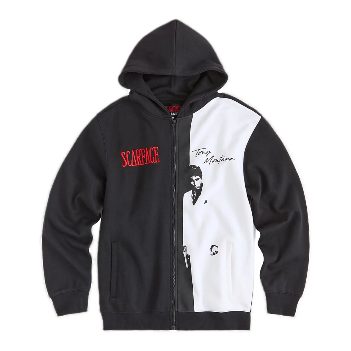 Scarface Full Zip Hoodie Black – shoegamemanila