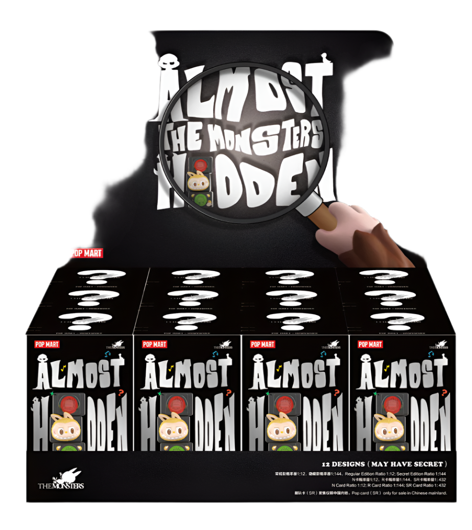 THE MONSTERS Almost Hidden Series Figures Blind Boxes (Sold per piece ...
