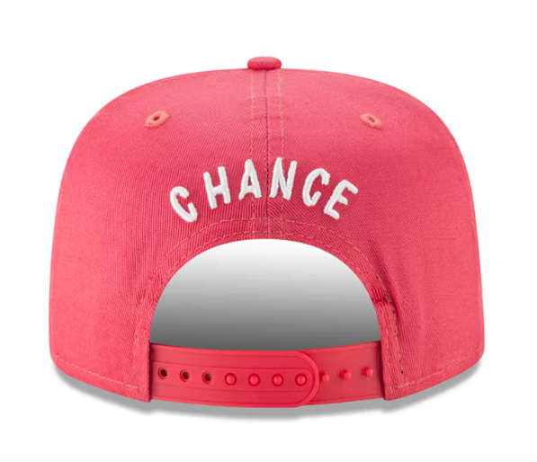 New era Chance The Rapper 3 Red & White Logo Adjustable Cap ...