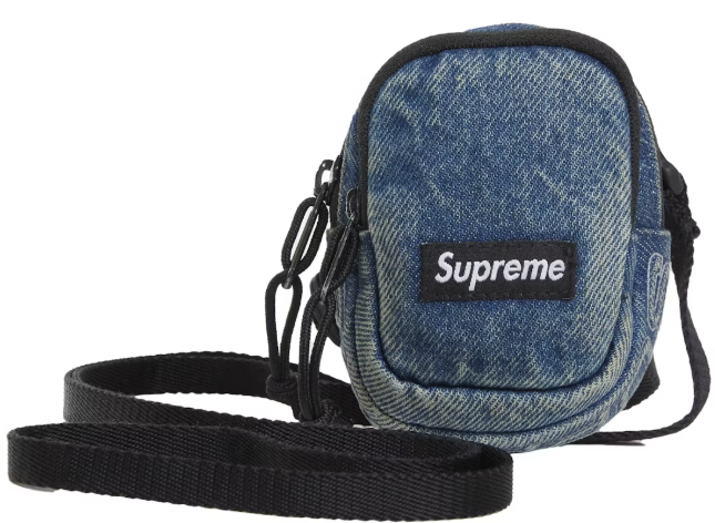 Supreme Denim Mini Utility Bag Washed Indigo – shoegamemanila