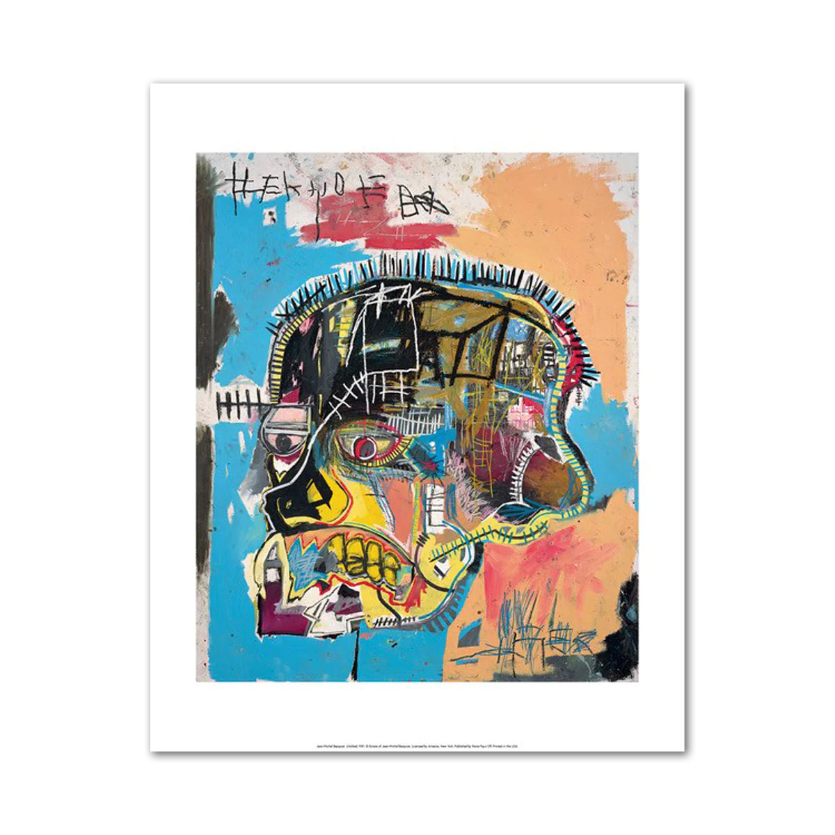 JEAN-MICHEL BASQUIAT Untitled (Skull) Print, 1981 – shoegamemanila